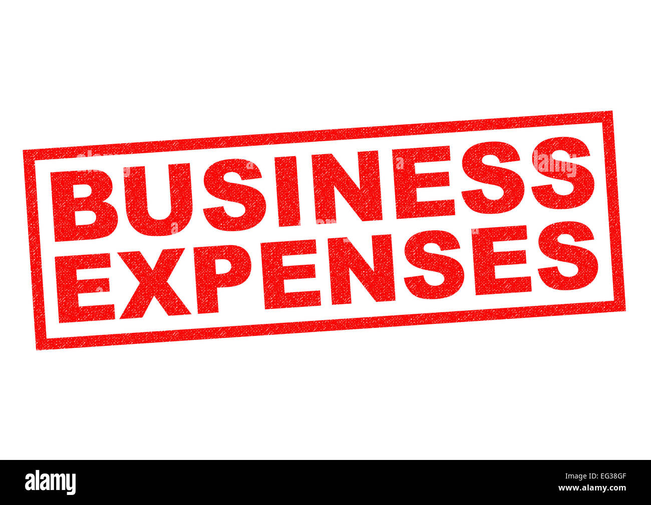BUSINESS EXPENSES red Rubber Stamp over a white background Stock Photo ...