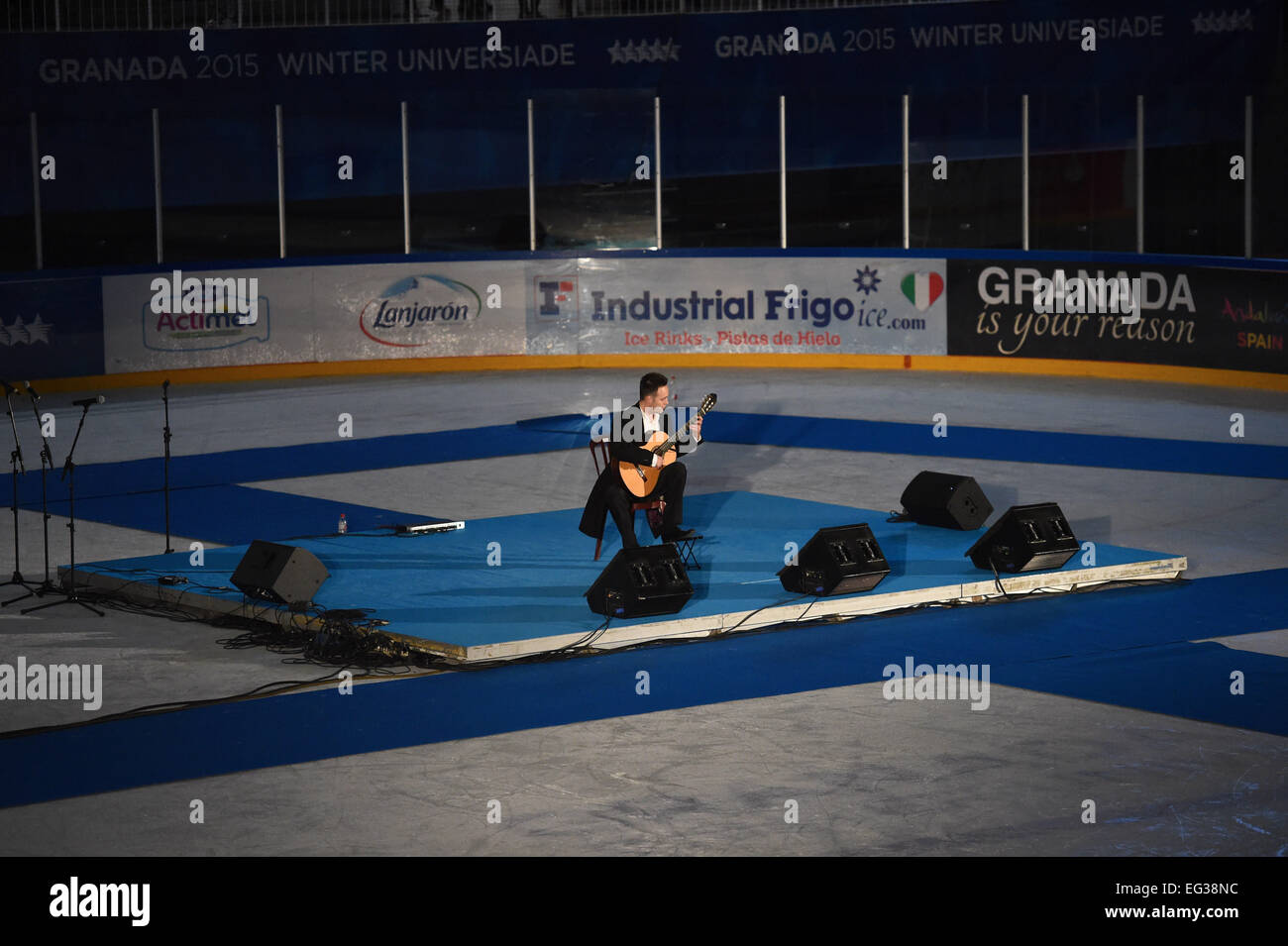 Granada Sport Palace, Granada, Spain. 14th Feb, 2015. closing ceremony ...
