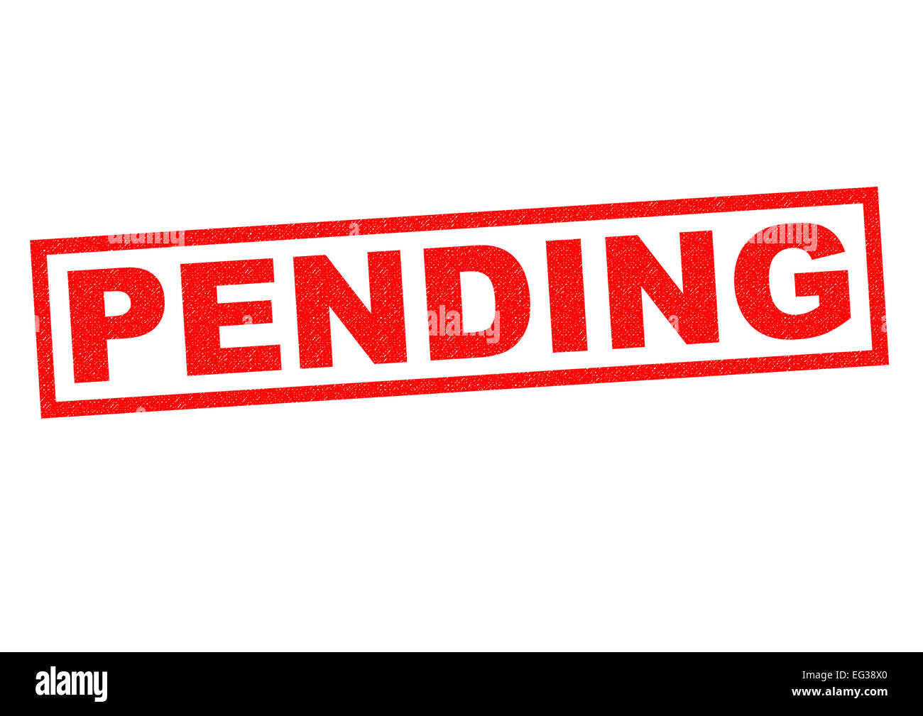 PENDING red Rubber Stamp over a white background Stock Photo - Alamy