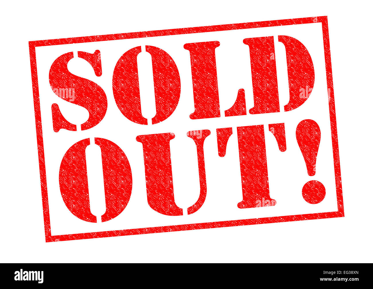 Sold out Cut Out Stock Images & Pictures - Alamy