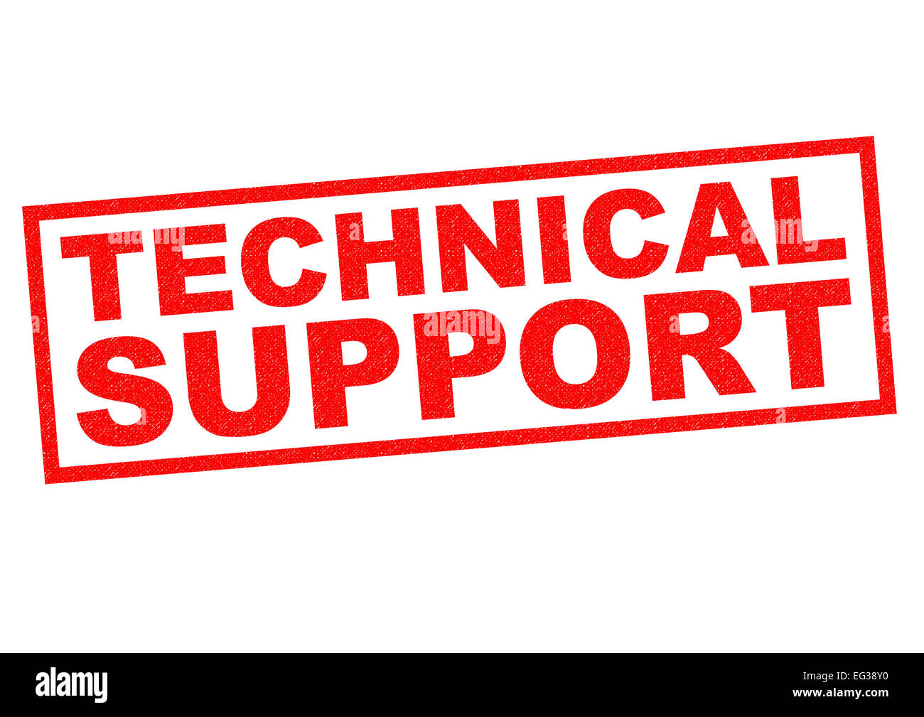 TECHNICAL SUPPORT red Rubber Stamp over a white background Stock Photo ...