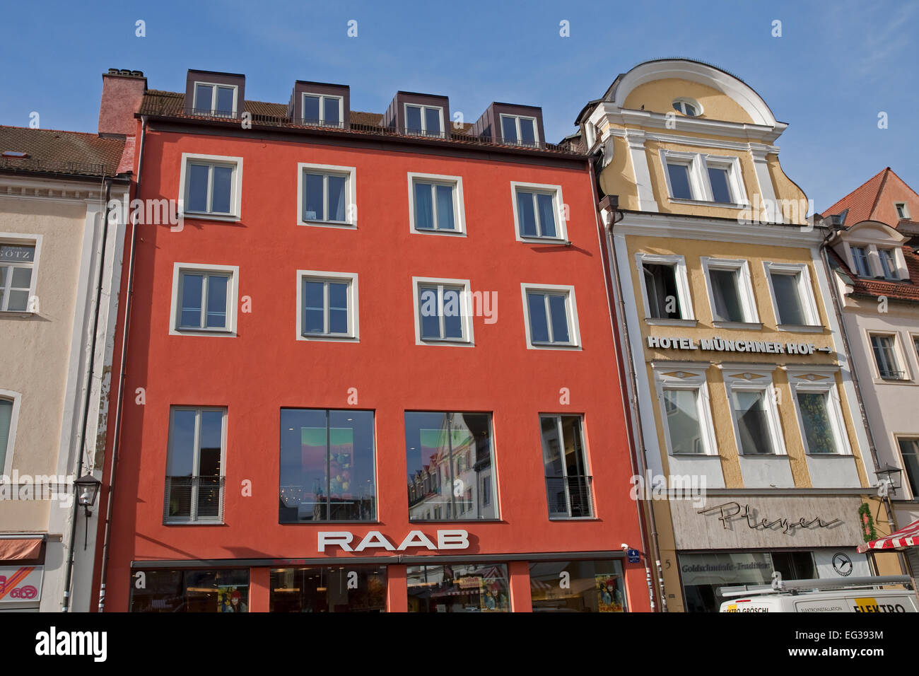 Raab store in Regensburg Germany Stock Photo - Alamy
