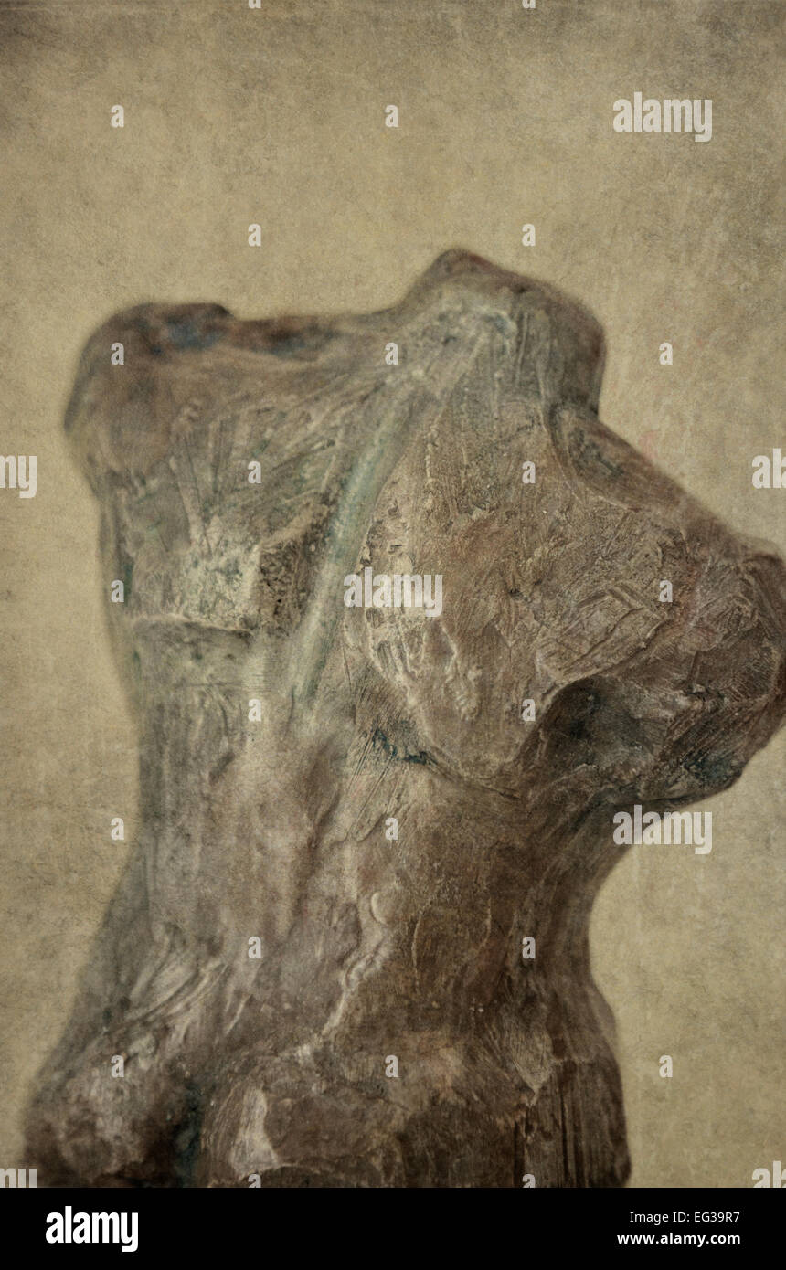 Clay Male Torso Stock Photo - Alamy