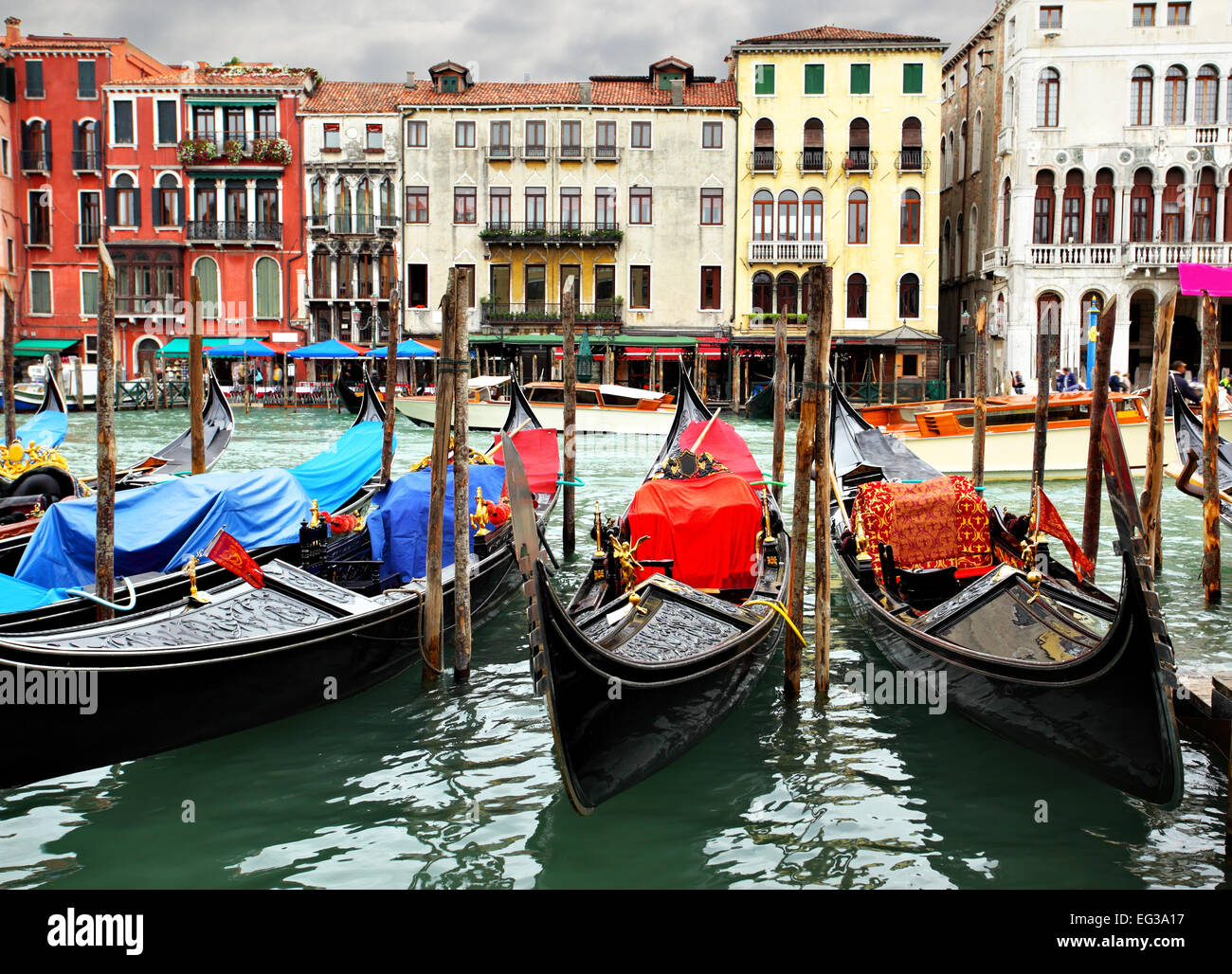 Italy venise gondola grand canal hi-res stock photography and images ...
