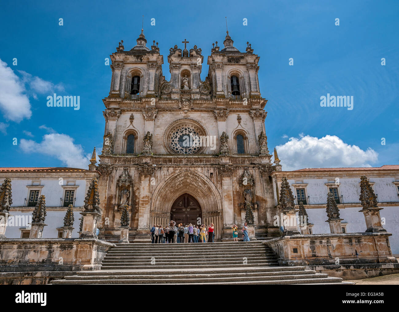 Portugal, Alcobaça. Monastery of Santa Maria de Alcobaça - Cistercian ...