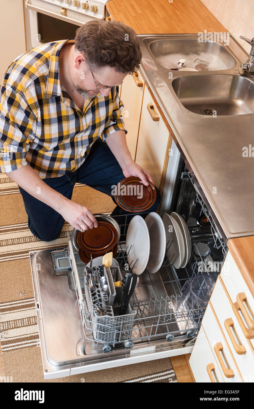 Man Doing Household Chores Stock Photo - Alamy