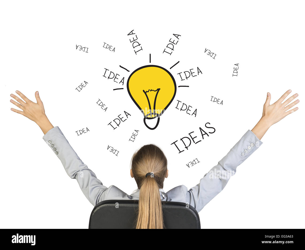 Collage expressing concept of creative ideas Stock Photo - Alamy