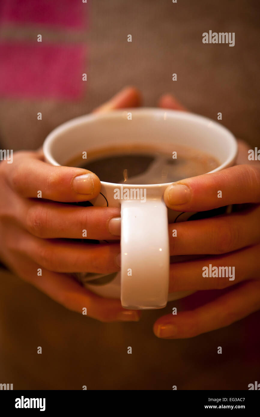A nice cup of coffee Stock Photo - Alamy