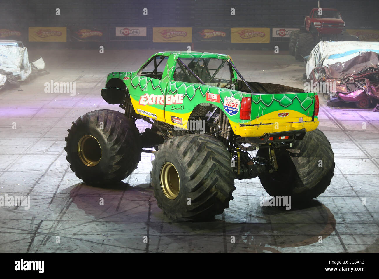 ISTANBUL TURKEY FEBRUARY 01 2015 Monster Truck Extreme Revisited Sinan ...