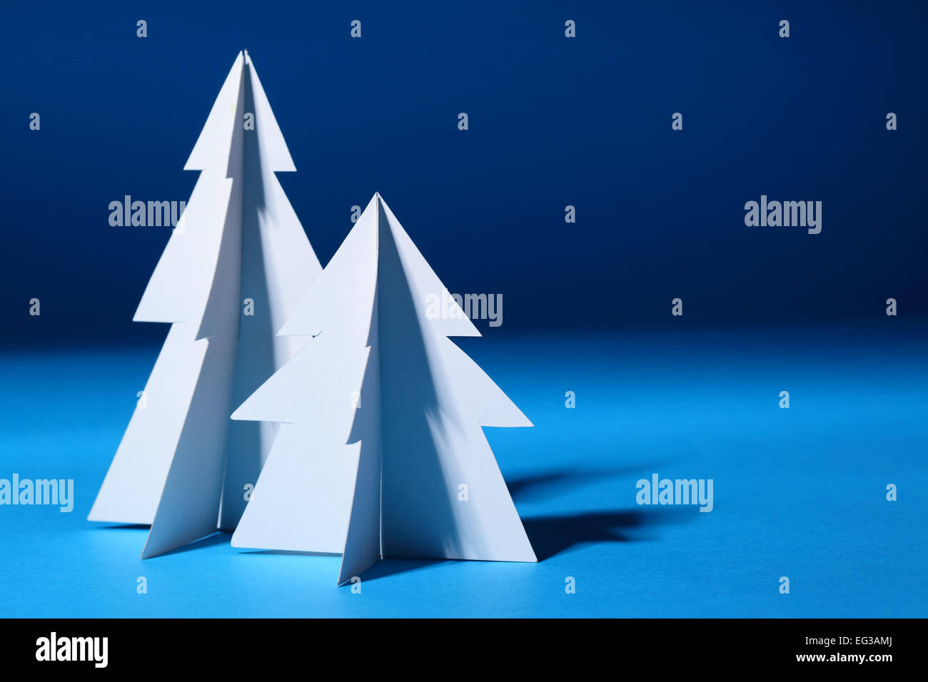 Two abstract christmas trees hi-res stock photography and images - Alamy