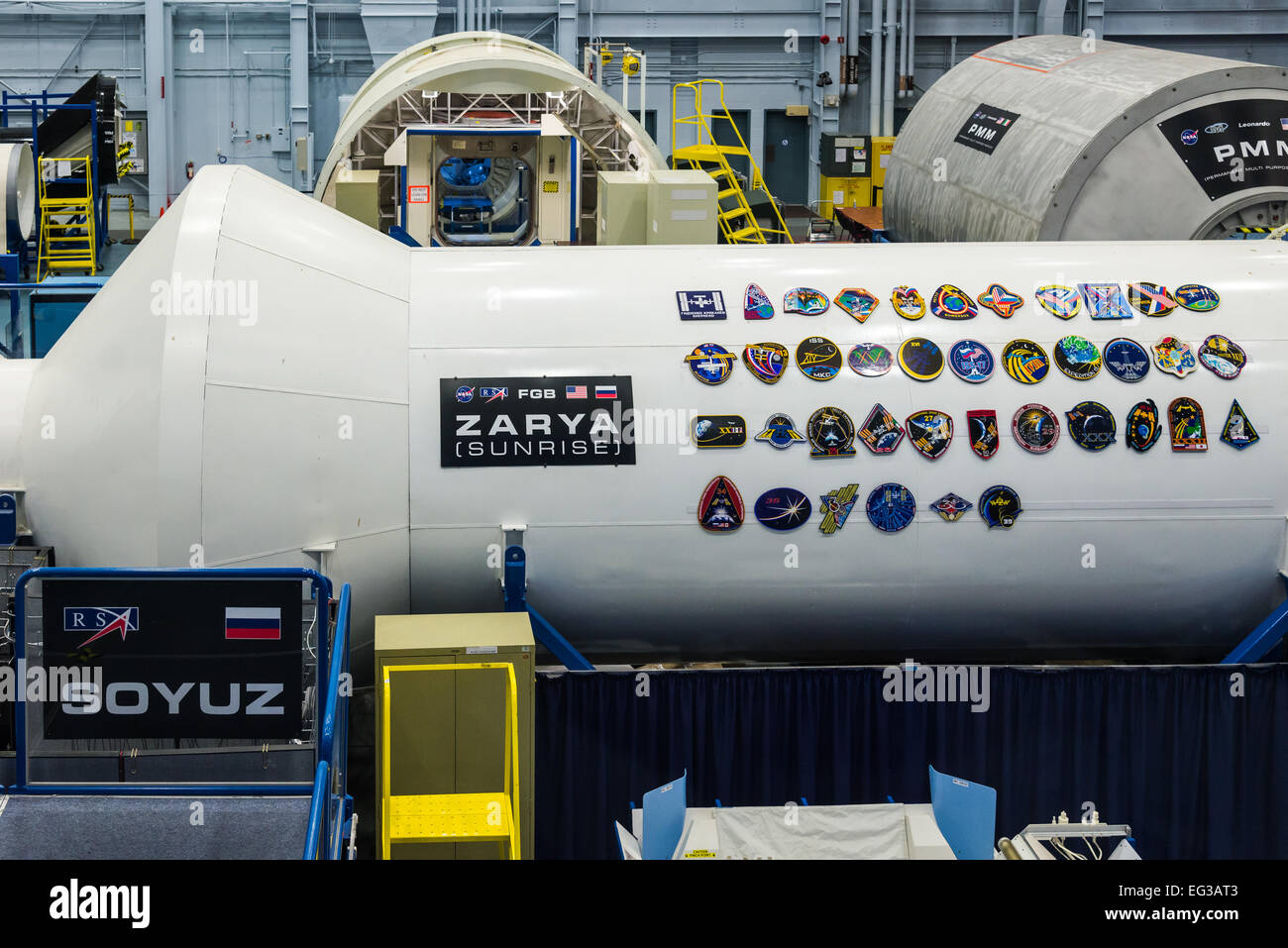 Simulator of the Russian Soyuz module on the International Space ...