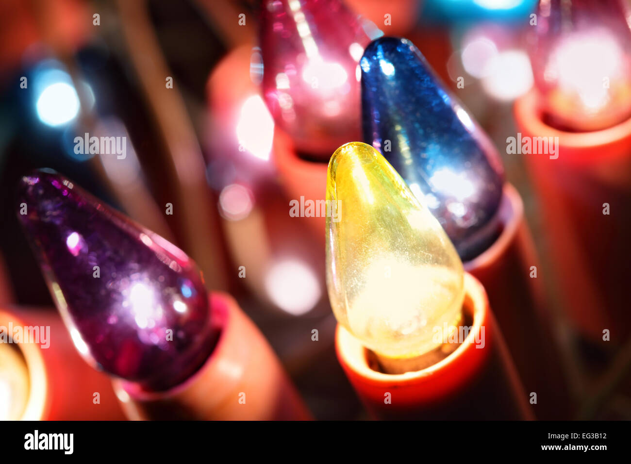 Christmas light bulbs hi-res stock photography and images - Alamy