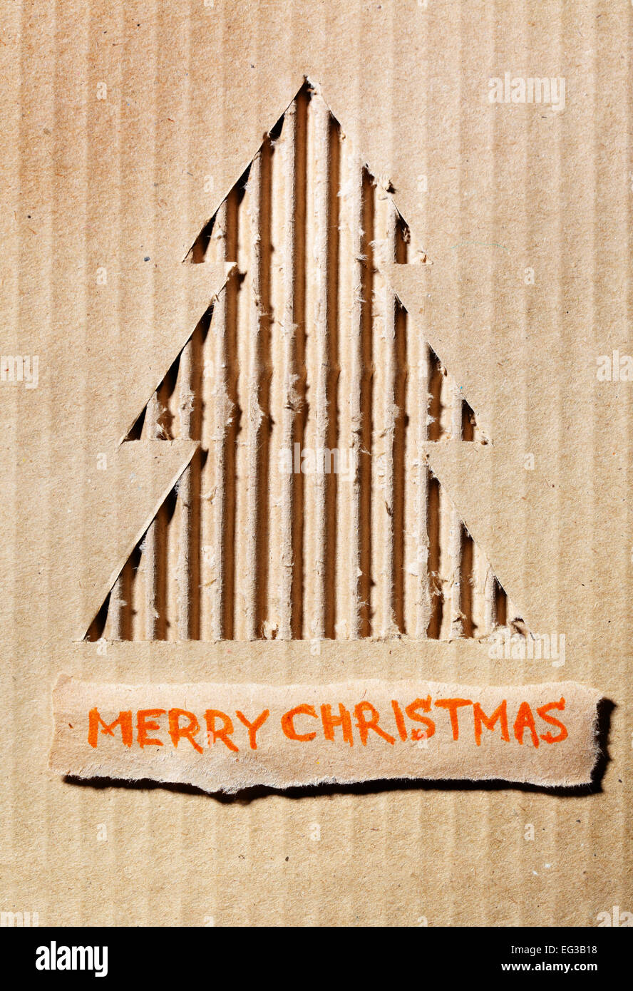 Christmas tree brown paper hi-res stock photography and images - Alamy