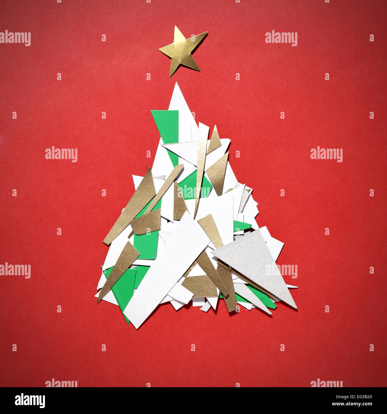Paper fir tree christmas hi-res stock photography and images - Alamy