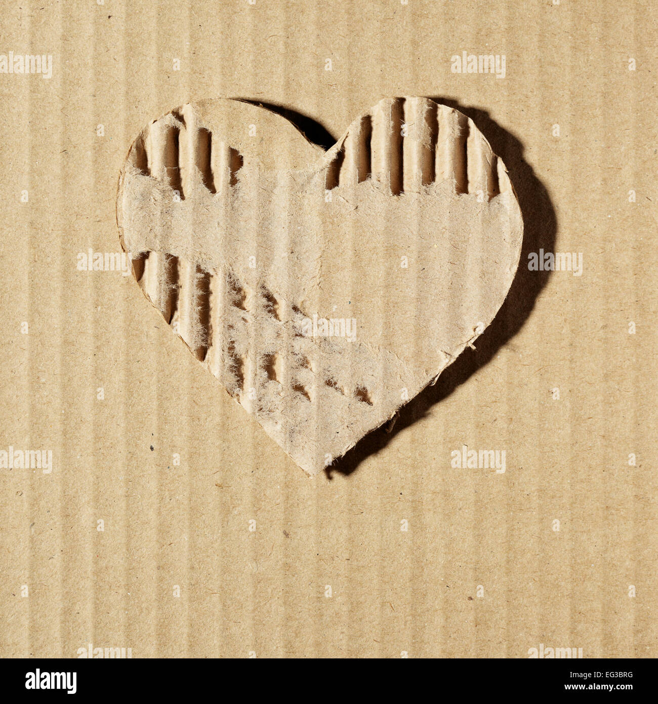 Heart of cardboard hi-res stock photography and images - Alamy