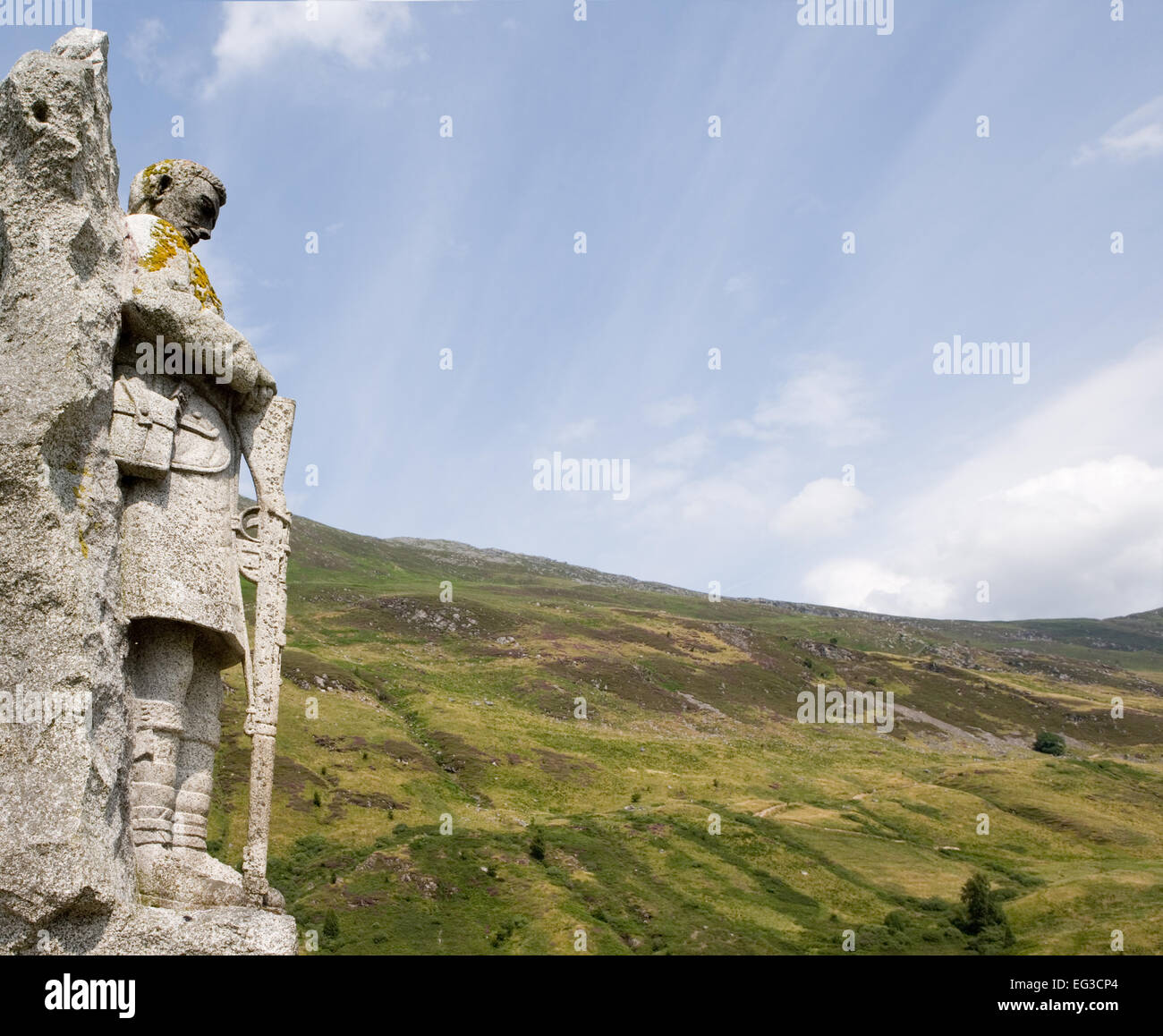 Great War Highlands Monument to the MacRaes of Kintail Stock Photo - Alamy