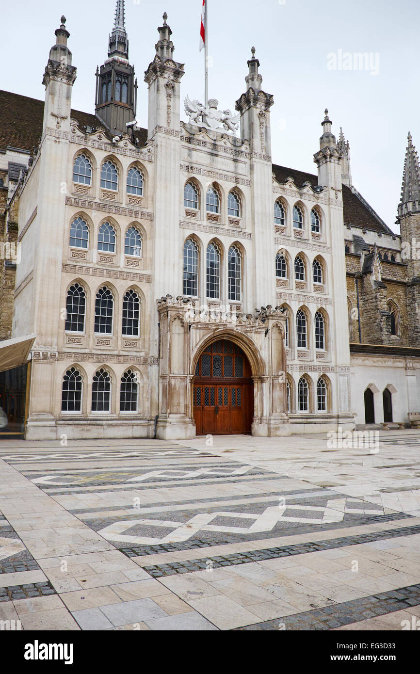 City Of London Guildhall Courtyard Gresham Street City Of London UK ...