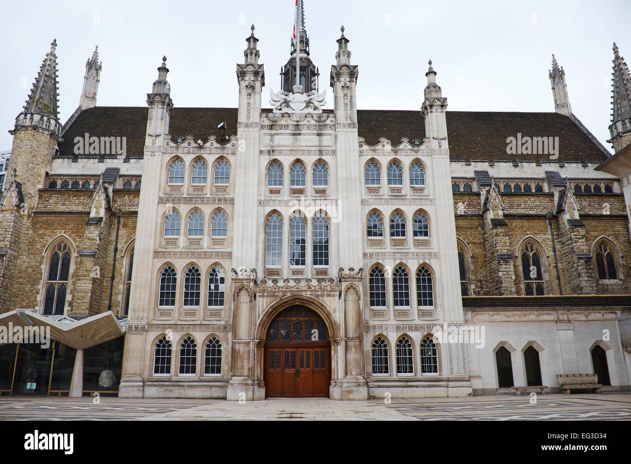 City Of London Guildhall Courtyard Gresham Street City Of London UK ...