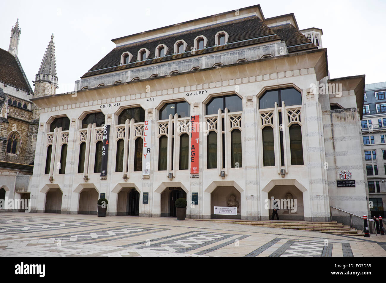 Guildhall Art Gallery Guildhall Courtyard Gresham Street City Of London ...