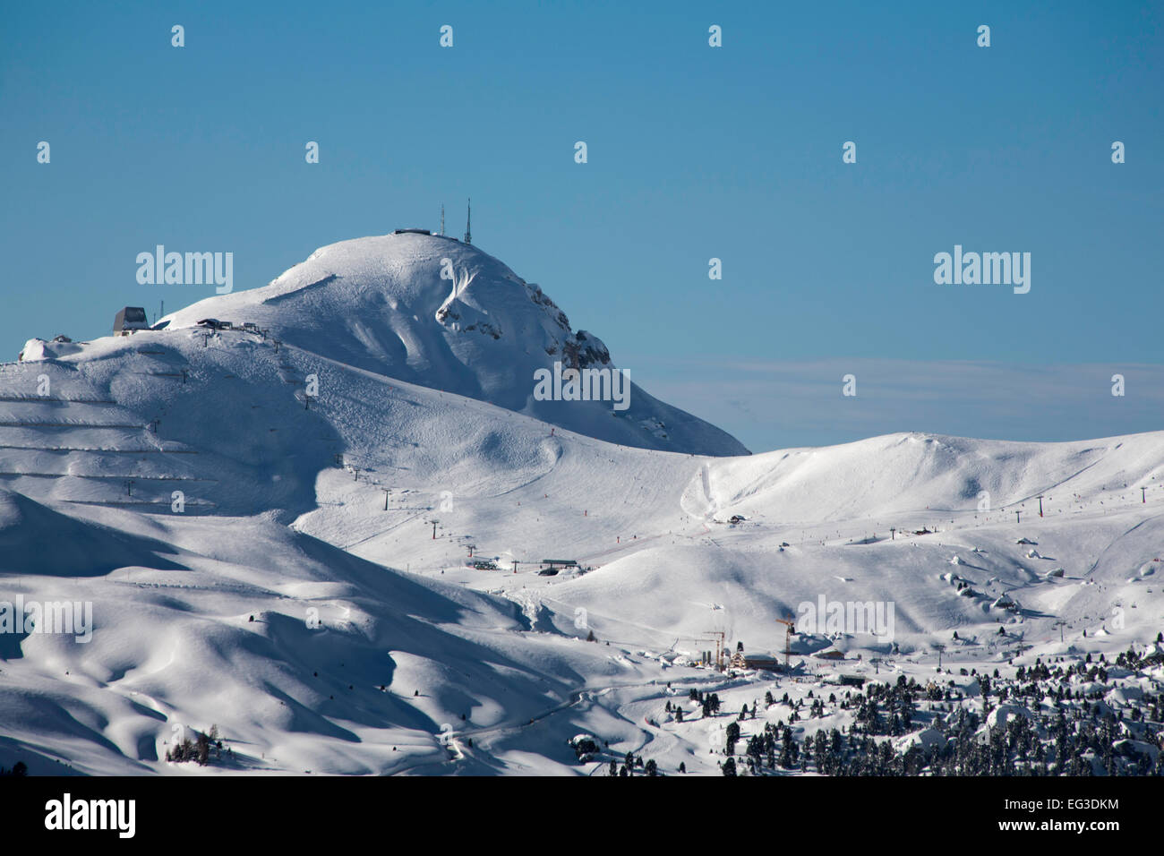 Col Rodella Selva Dolomites Italy Stock Photo - Alamy