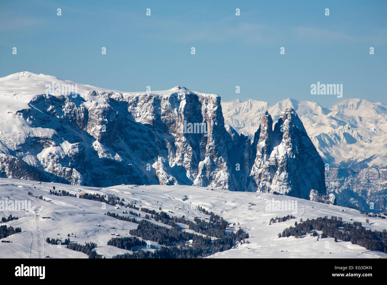 Schlern winter hi-res stock photography and images - Alamy