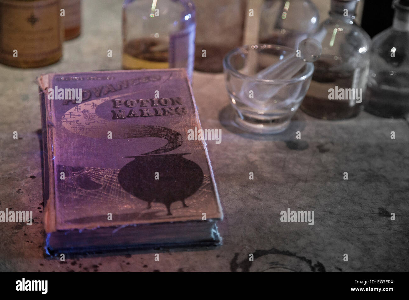 advanced potion making book harry potter Stock Photo - Alamy