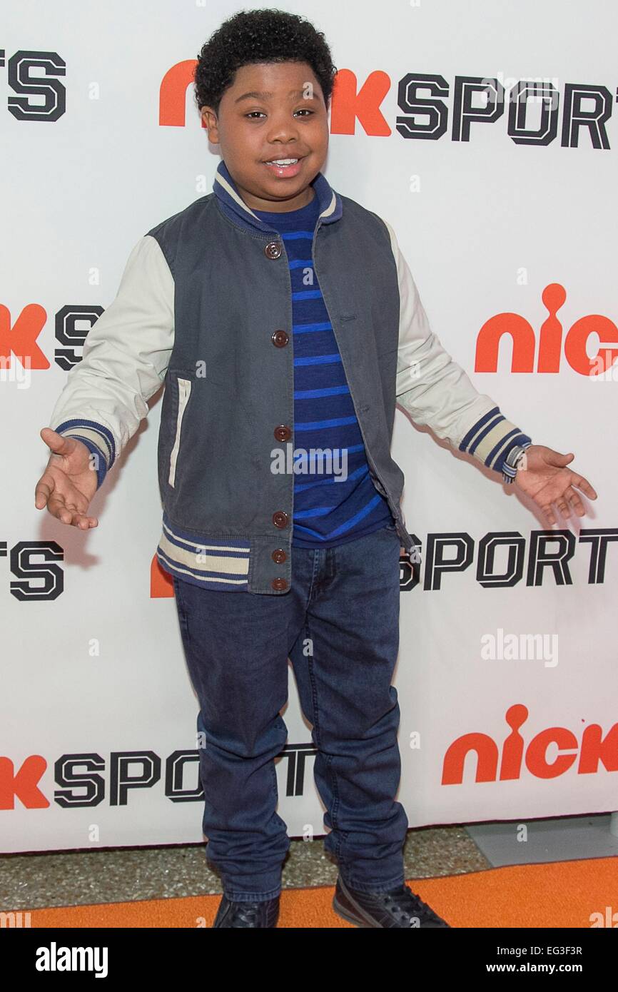 New York, NY, USA. 14th Feb, 2015. Benjamin Flores Jr. at arrivals for ...