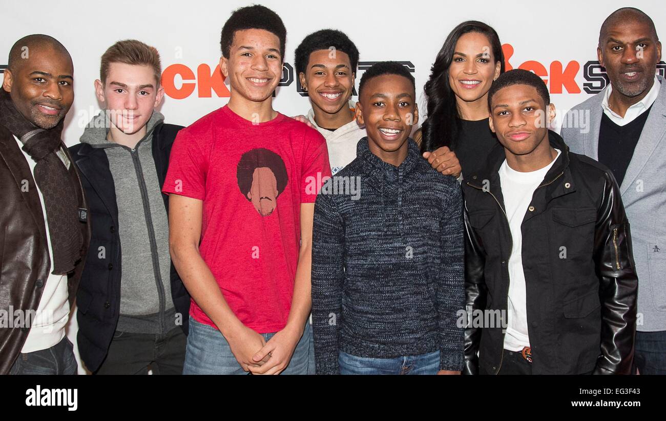 New York, NY, USA. 14th Feb, 2015. Judah McIntyre, Bryce Council, Jack ...