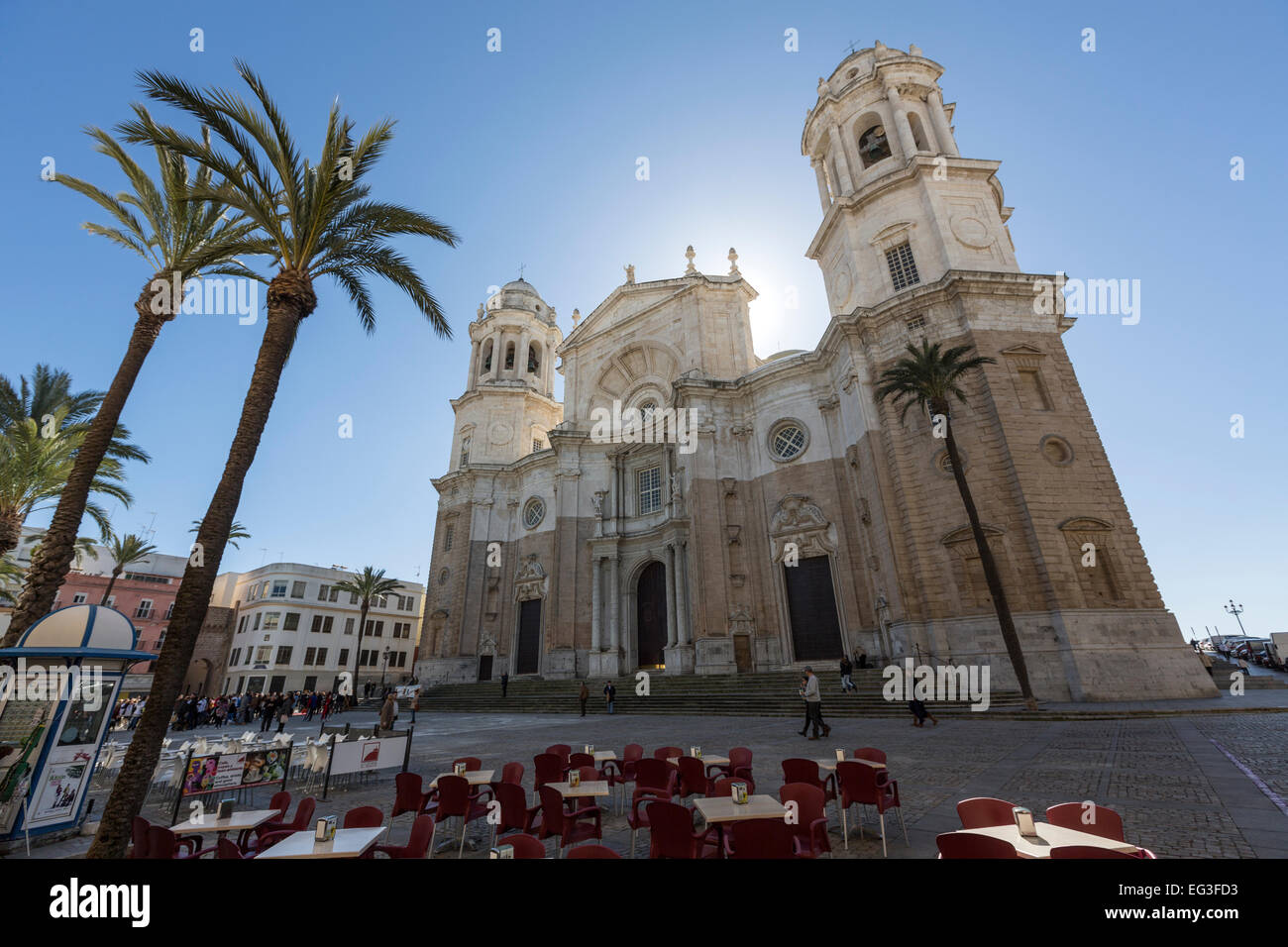 Cadiz cathedral square plaza de hi-res stock photography and images - Alamy