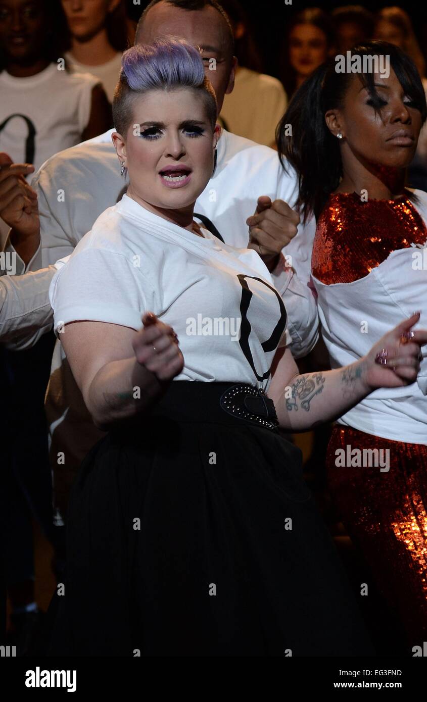 New York, NY, USA. 14th Feb, 2015. Kelly Osbourne on the runway for ...
