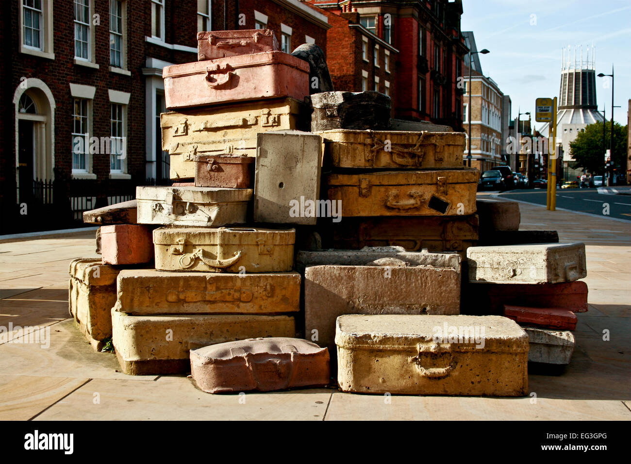 John King's sculpture: A case history. Various items of luggage, Hope ...
