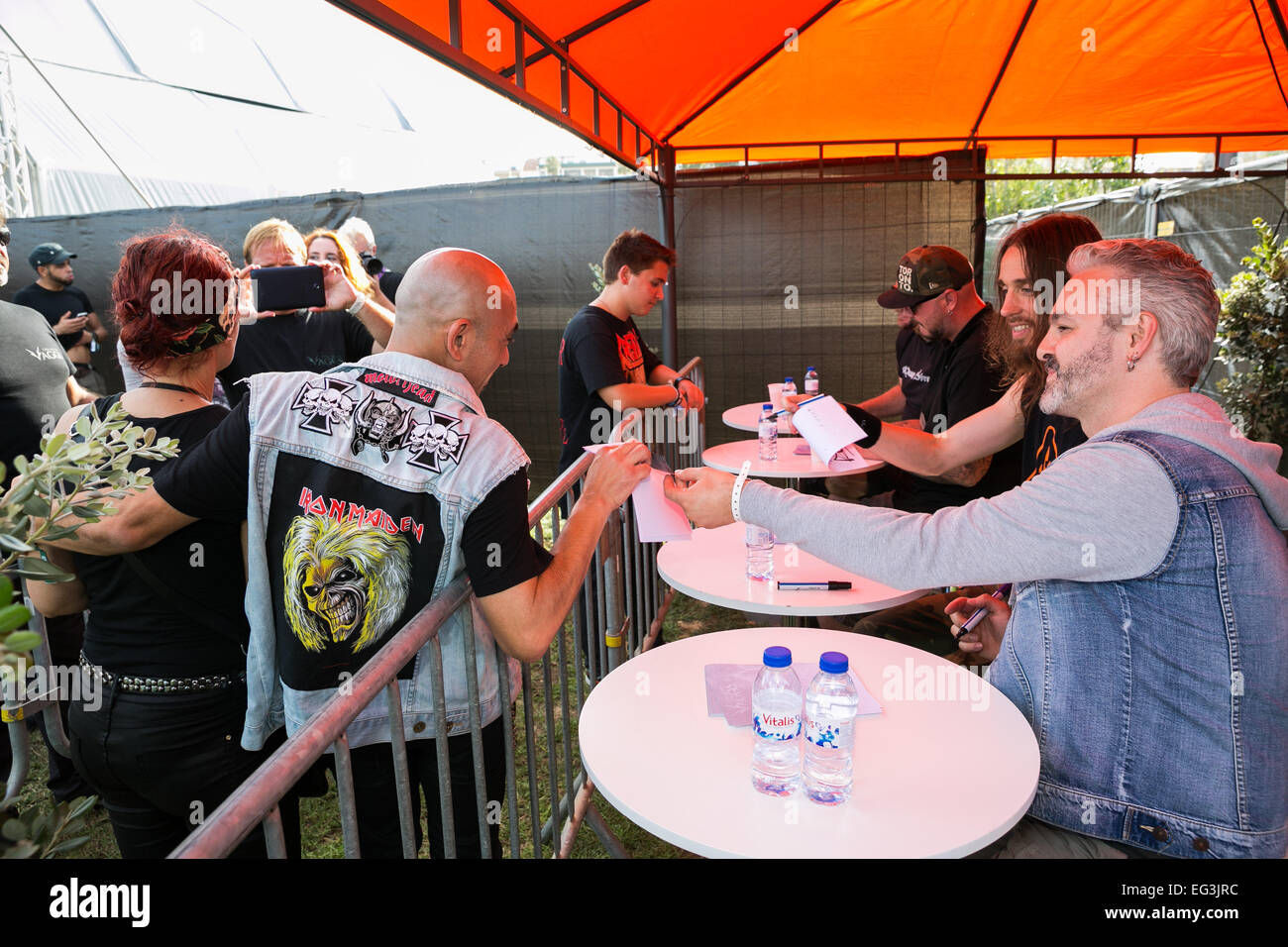 Soilwork autograph session - 2014 Festival Vagos Open Air - Day 1 ...