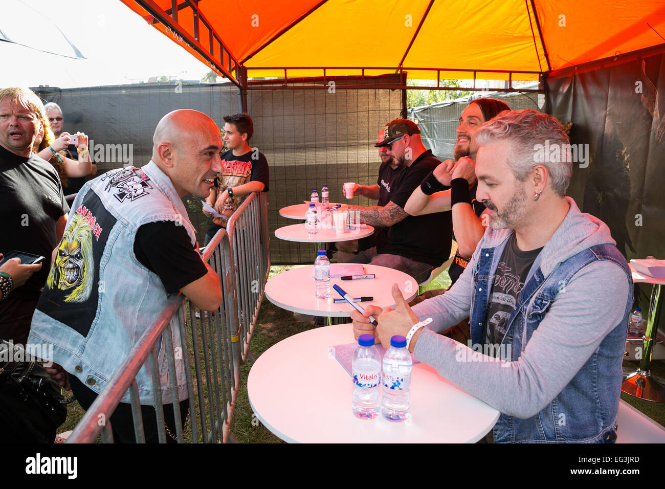 Soilwork autograph session - 2014 Festival Vagos Open Air - Day 1 ...
