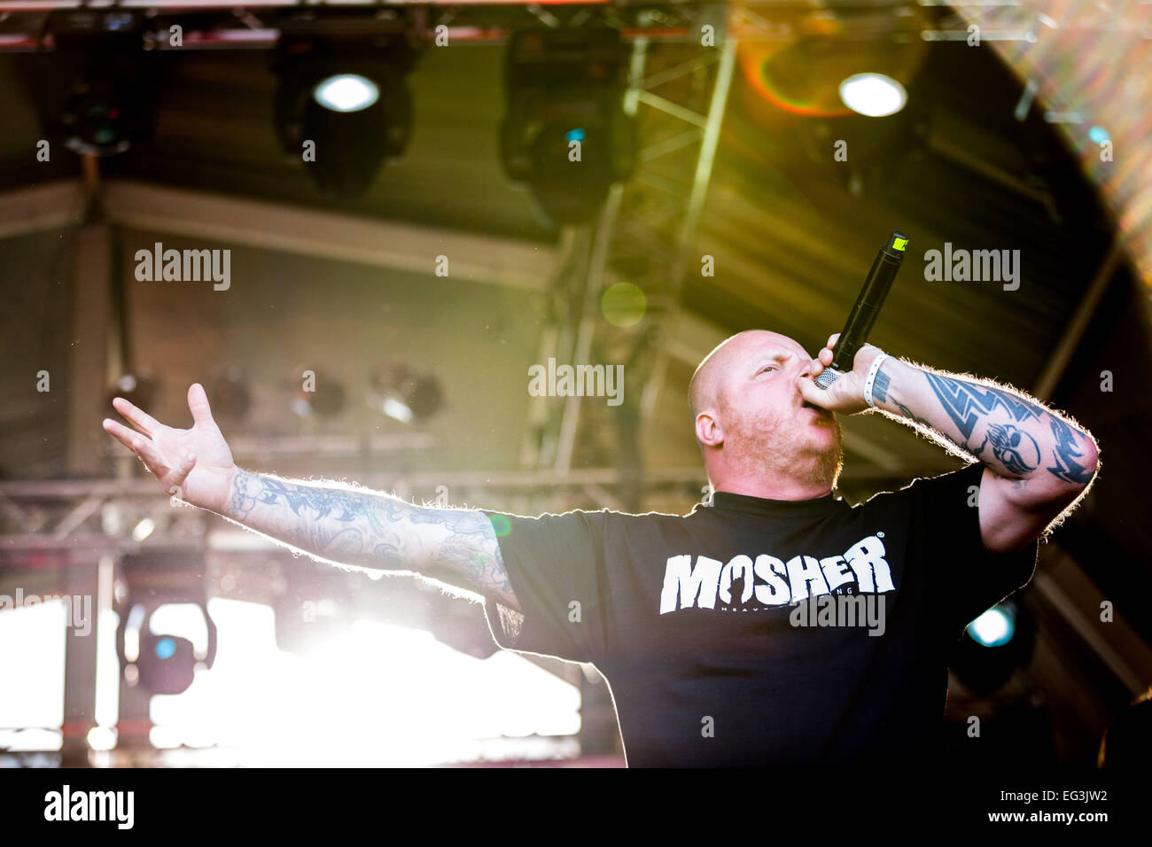 The Haunted performing live - 2014 Festival Vagos Open Air - Day 2 ...