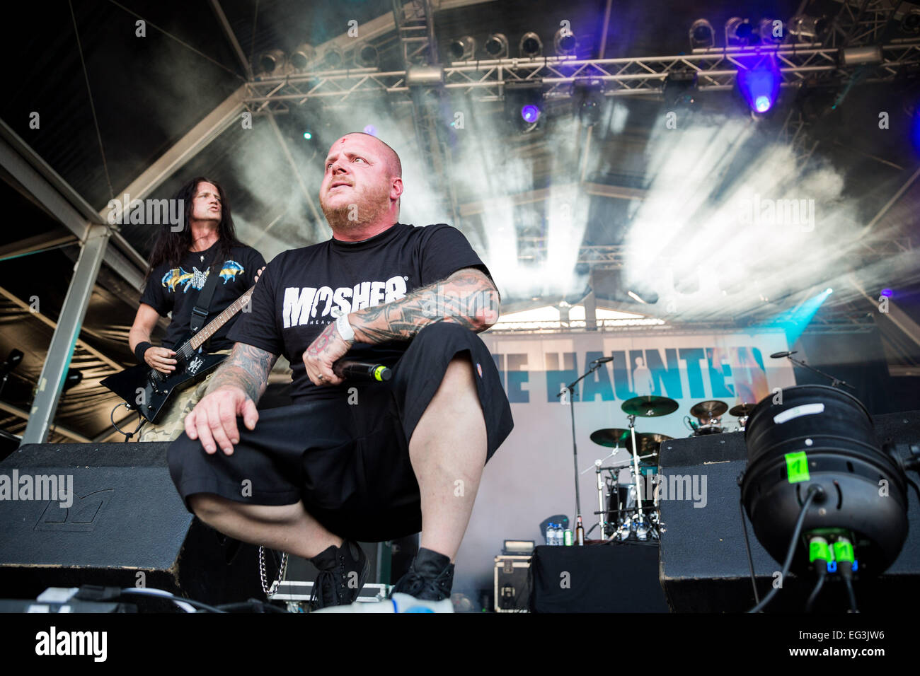 The Haunted performing live - 2014 Festival Vagos Open Air - Day 2 ...