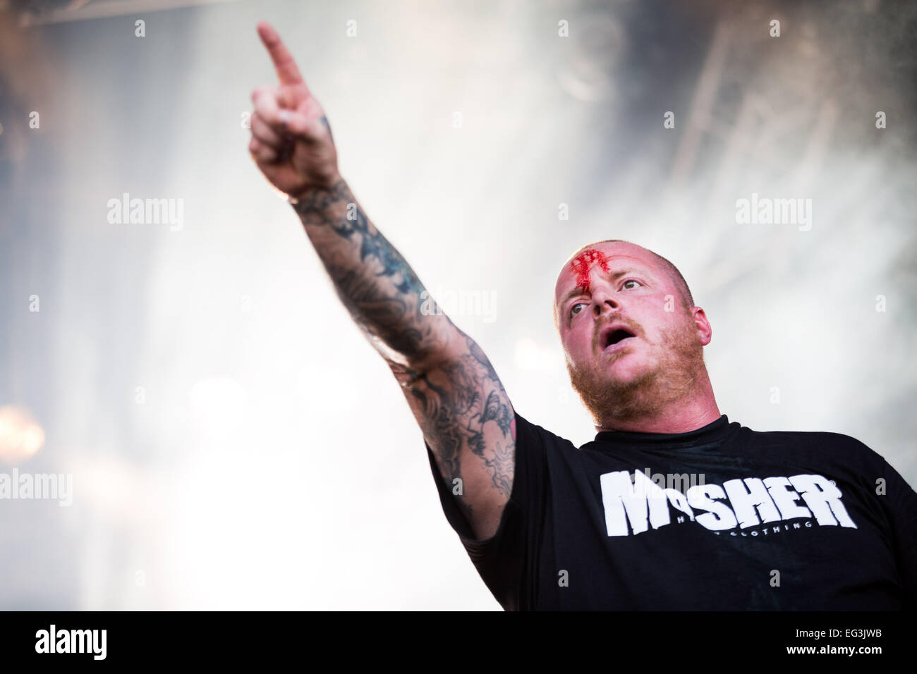 The Haunted performing live - 2014 Festival Vagos Open Air - Day 2 ...