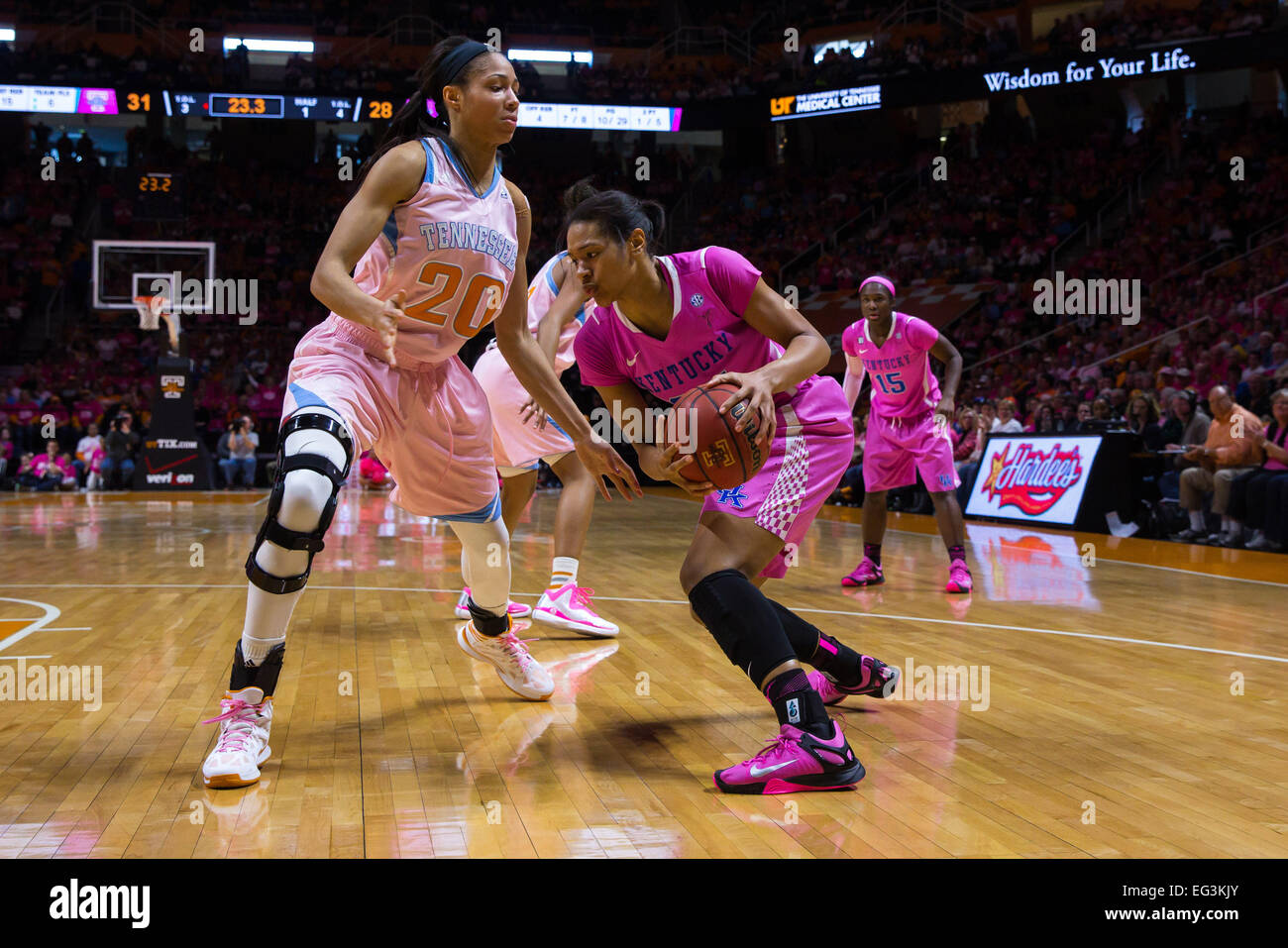 February 15, 2015: Isabelle Harrison #20 of the Tennessee Lady ...
