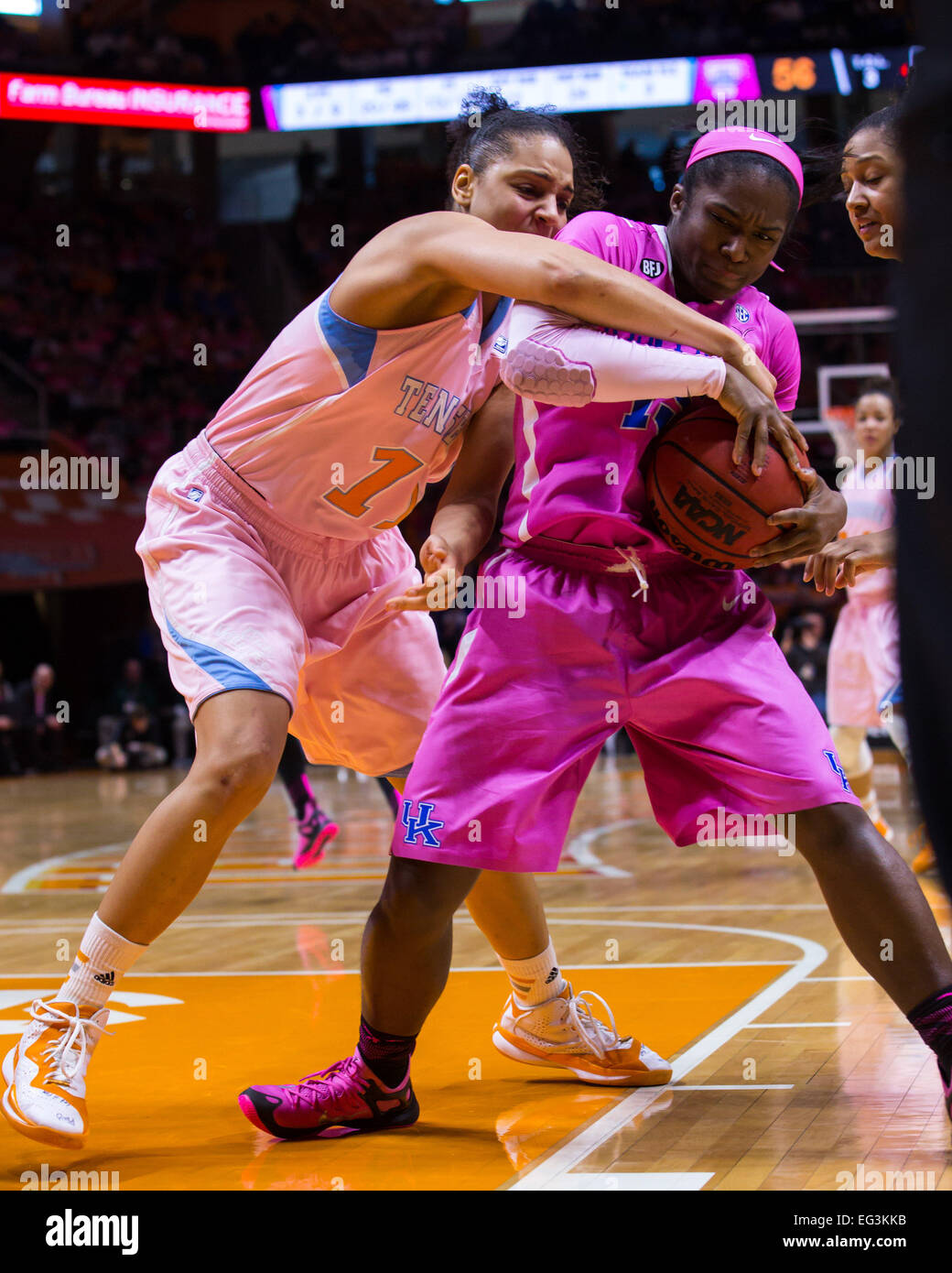 February 15, 2015: Cierra Burdick #11 of the Tennessee Lady Volunteers ...