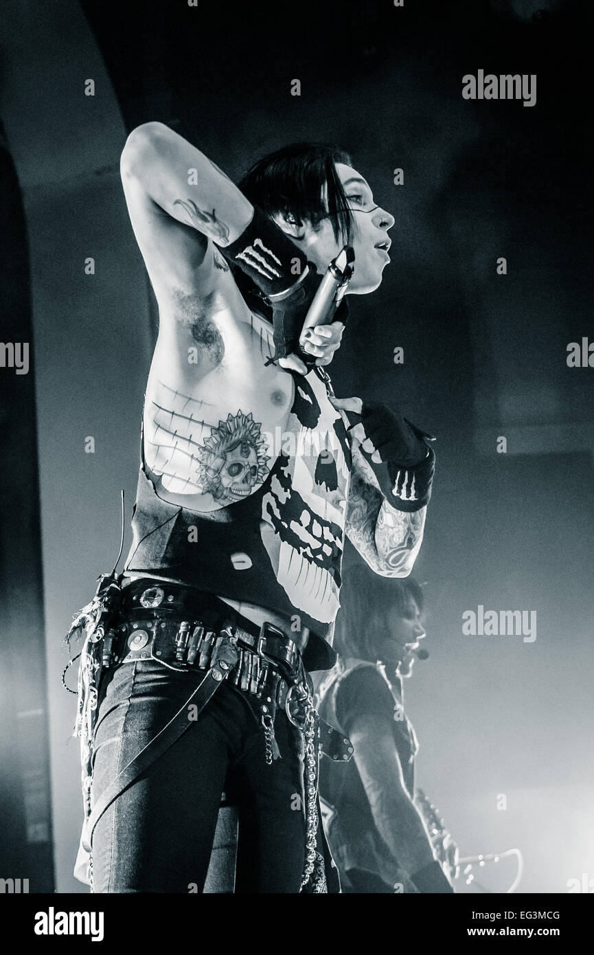 Black veil brides band hi-res stock photography and images - Alamy