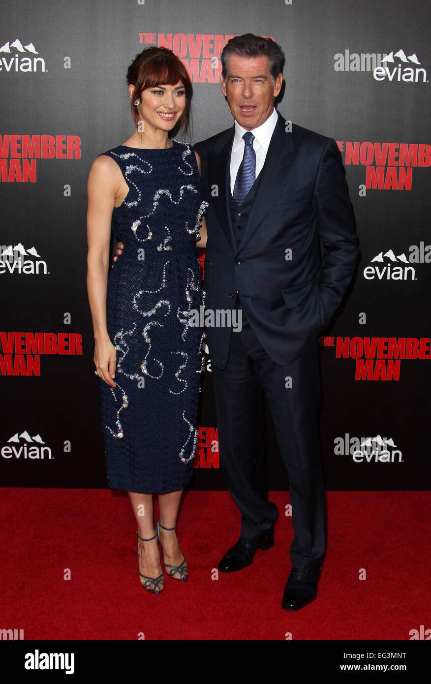 Los Angeles Premiere of 'The November Man' Featuring: Olga Kurylenko ...