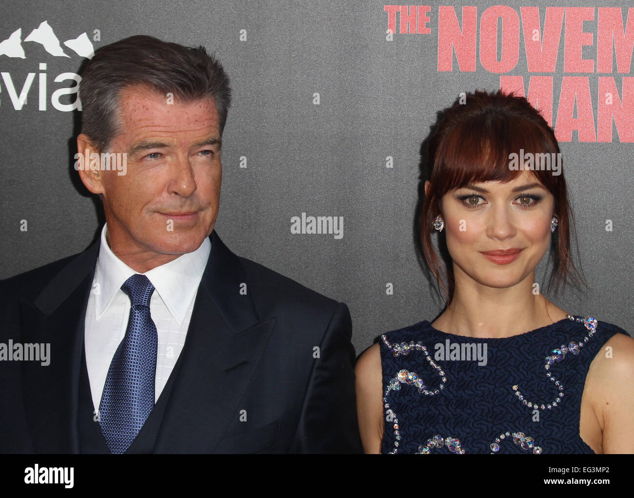 Los Angeles Premiere of 'The November Man' Featuring: Pierce Brosnan ...