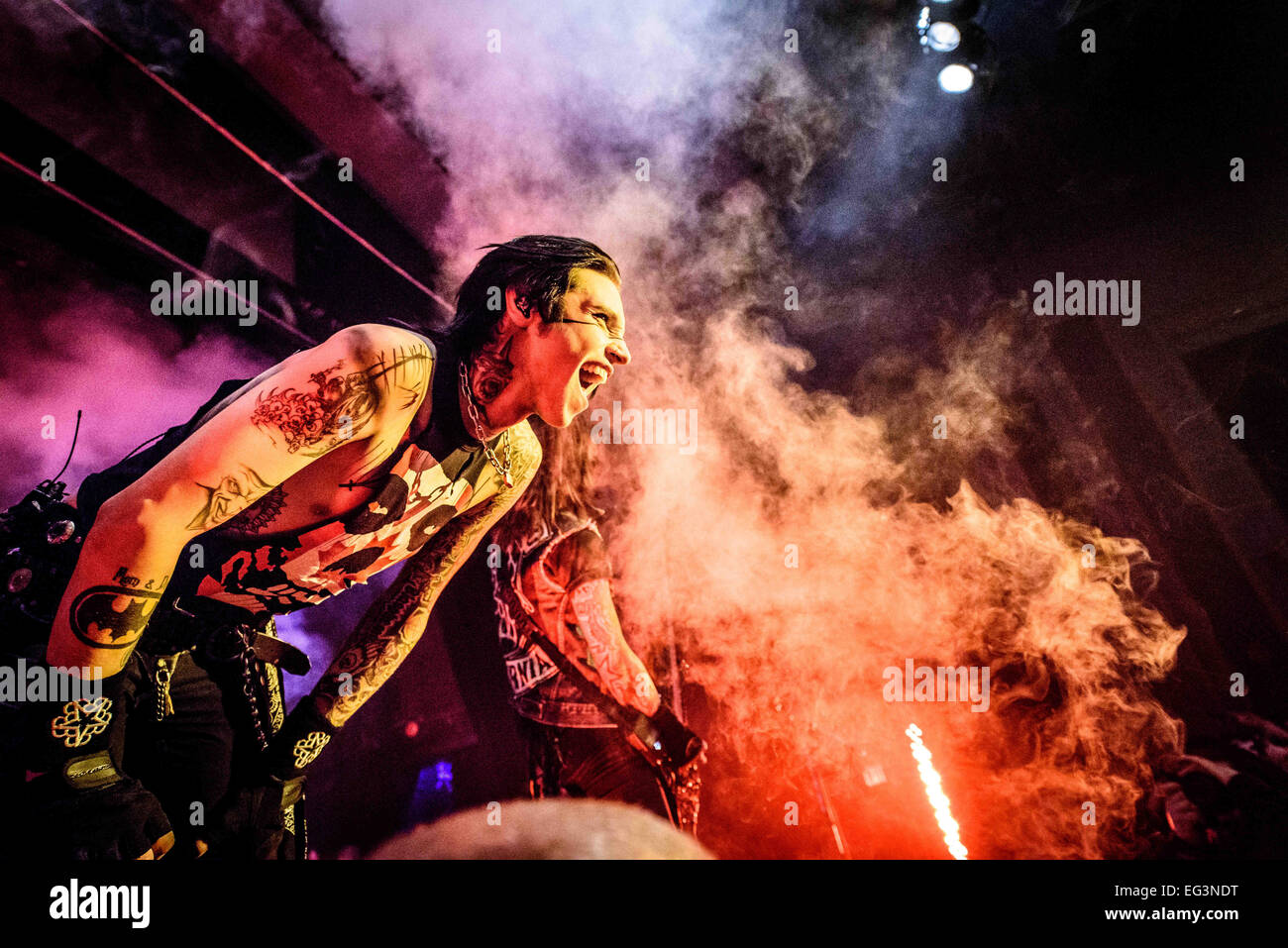 Black veil brides band hi-res stock photography and images - Alamy