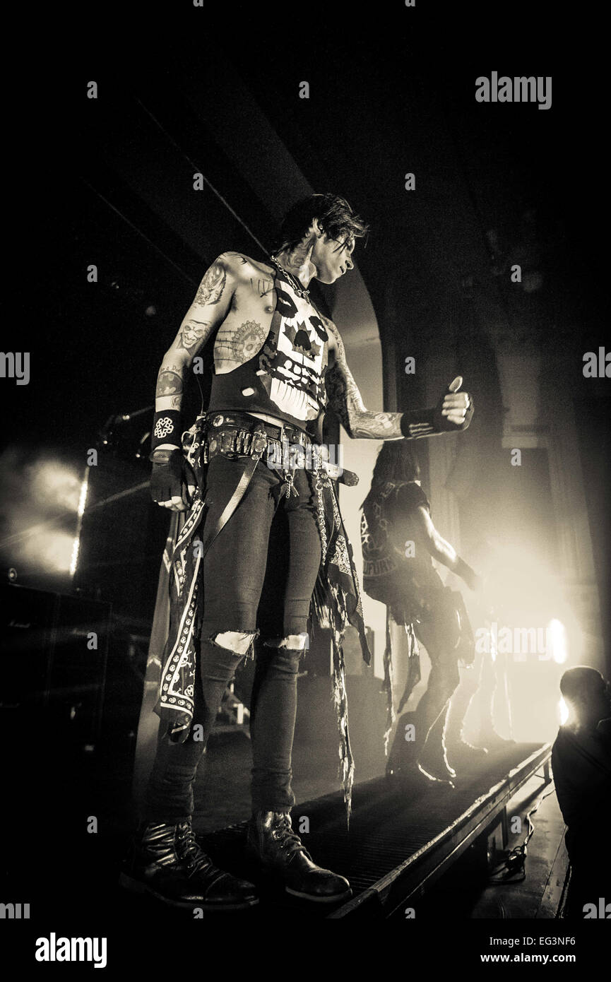Jinxx black veil brides hi-res stock photography and images - Alamy