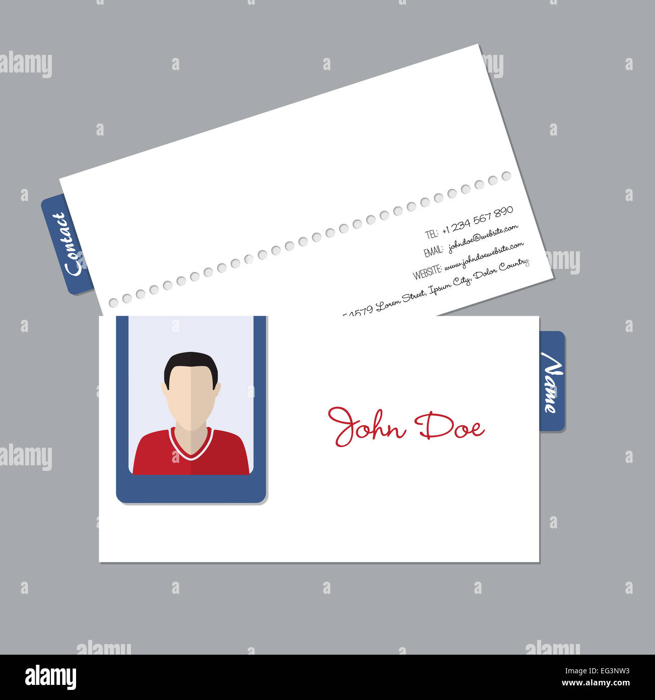 Creative id card hi-res stock photography and images - Alamy