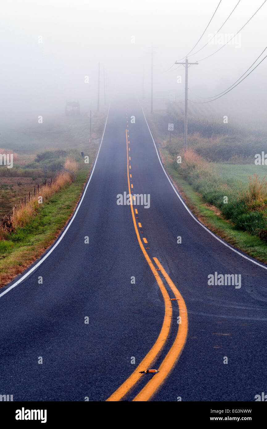 Deserted motorway road through hi-res stock photography and images - Alamy