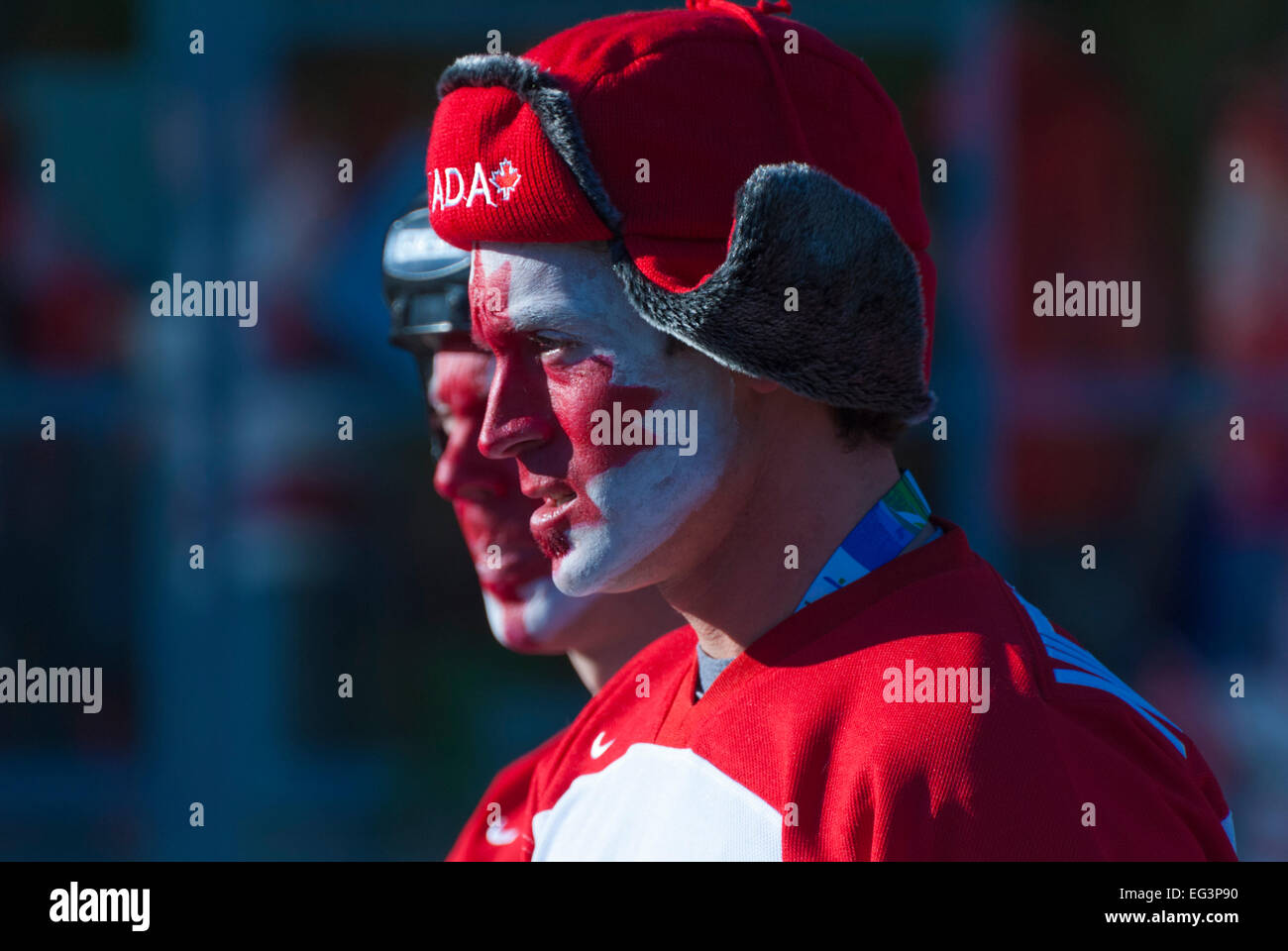 Canadian olympic fans hi-res stock photography and images - Alamy