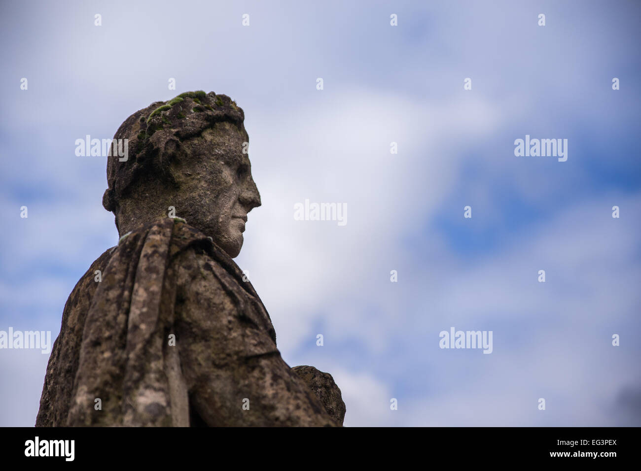 A statue of Julius Ceasar looks imperiously across the skyline at the ...