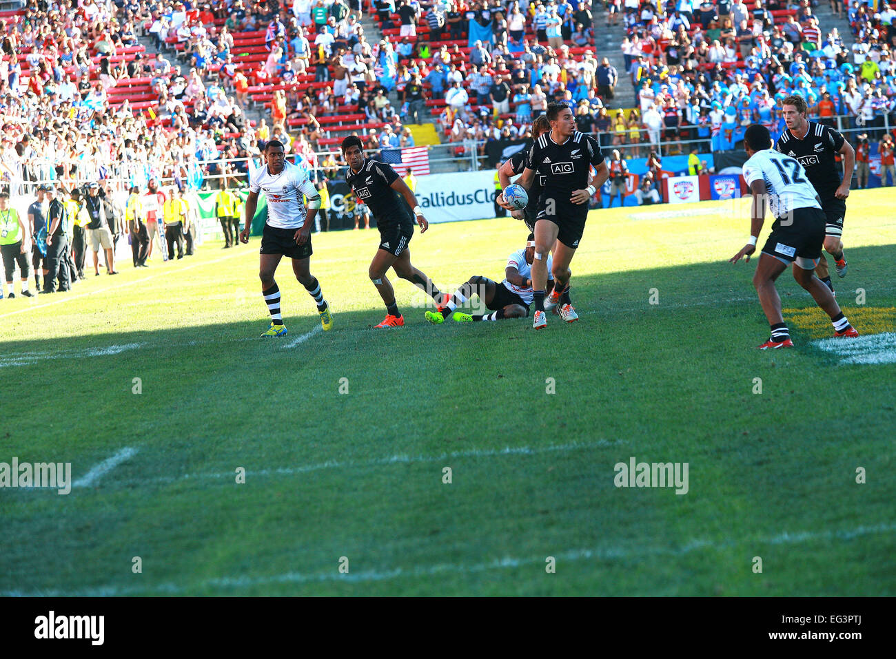 Las Vegas, Nevada, USA. 15th Feb, 2015. New Zealand's Ambrose Curtis ...