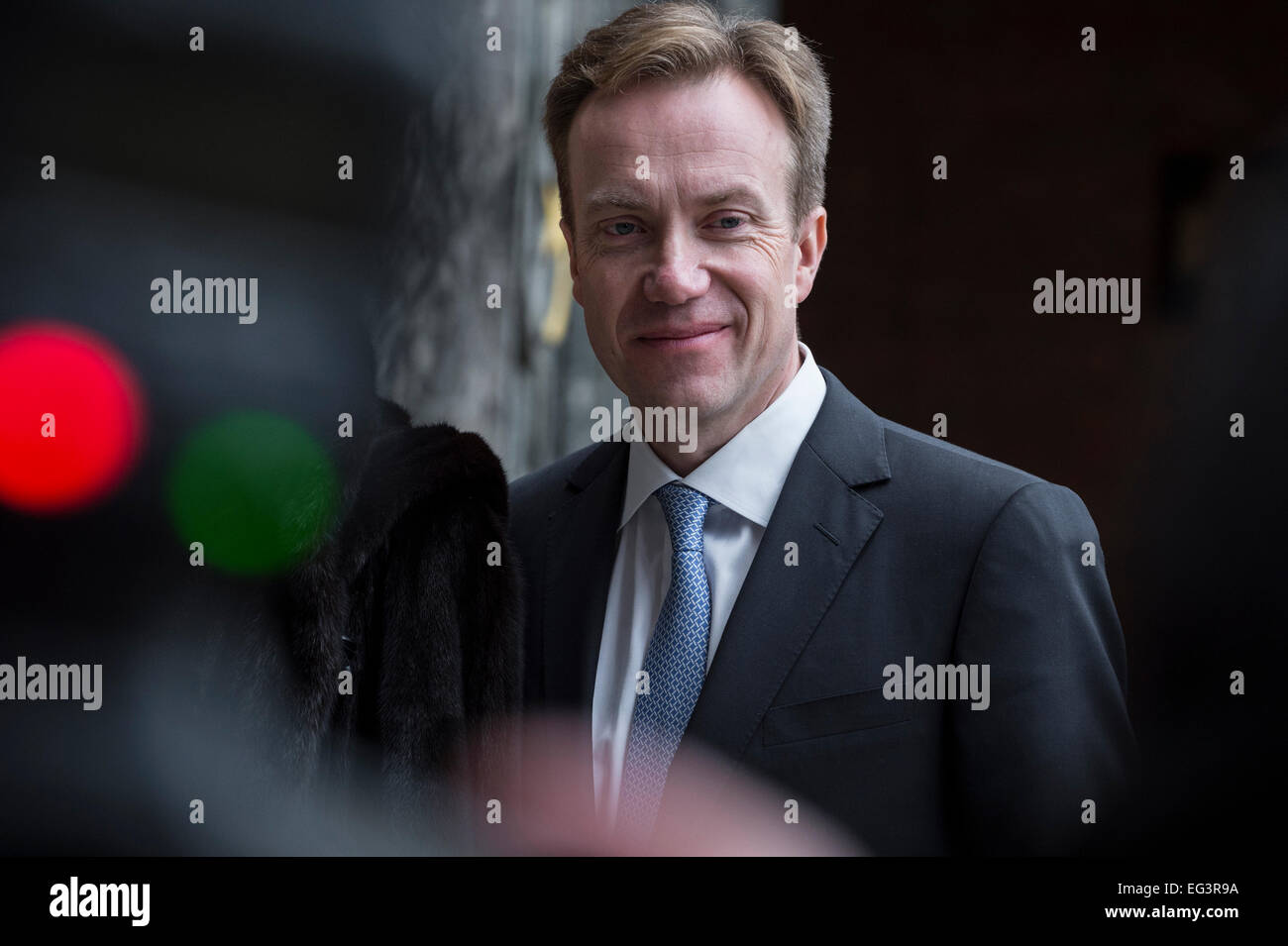 Minister of foreign affairs Boerge Brende arrive at Nobel Peace Prize ...