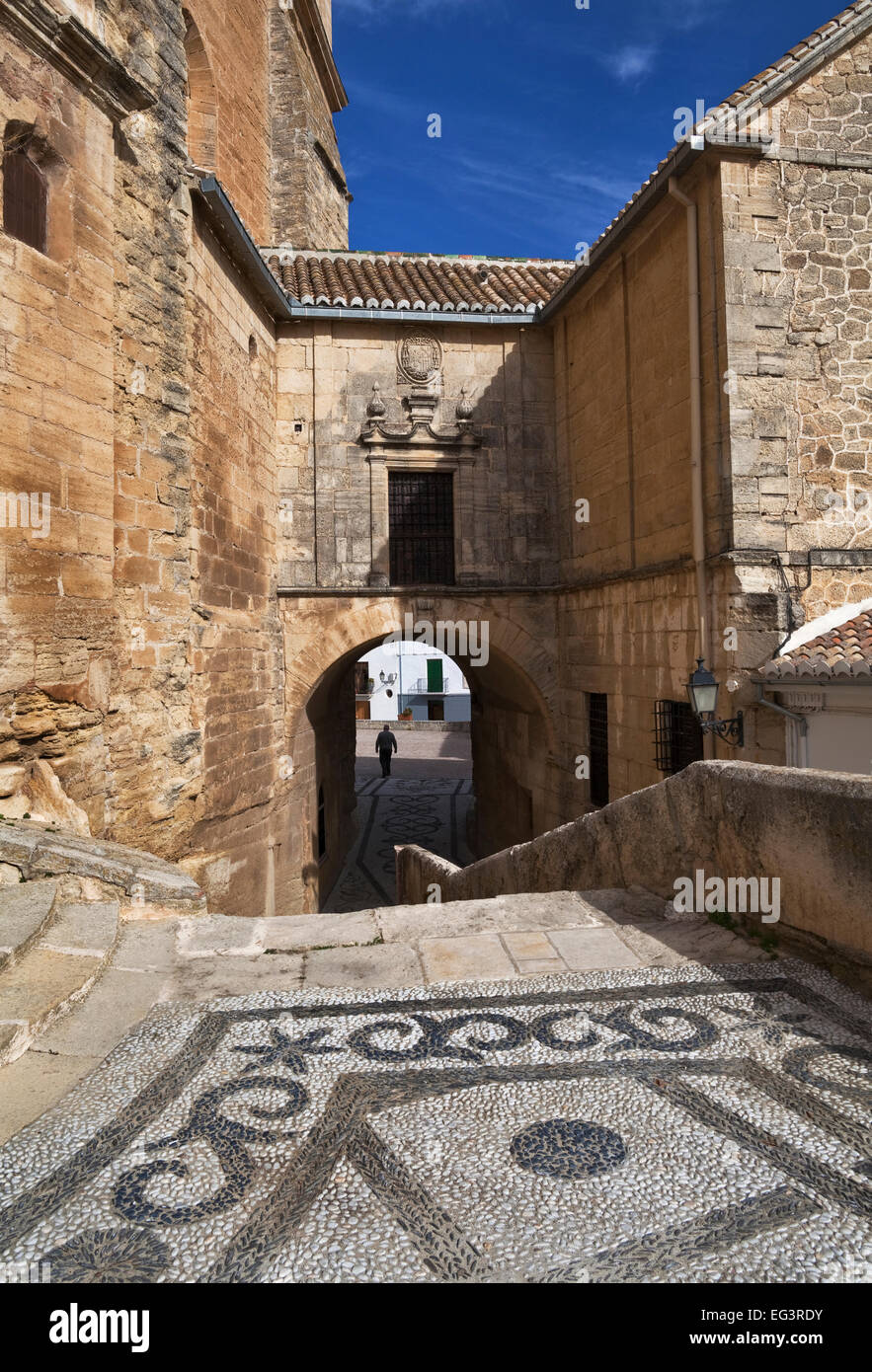 The Church Mayor of Santa María de la Encarnación, With pebble-stone ...